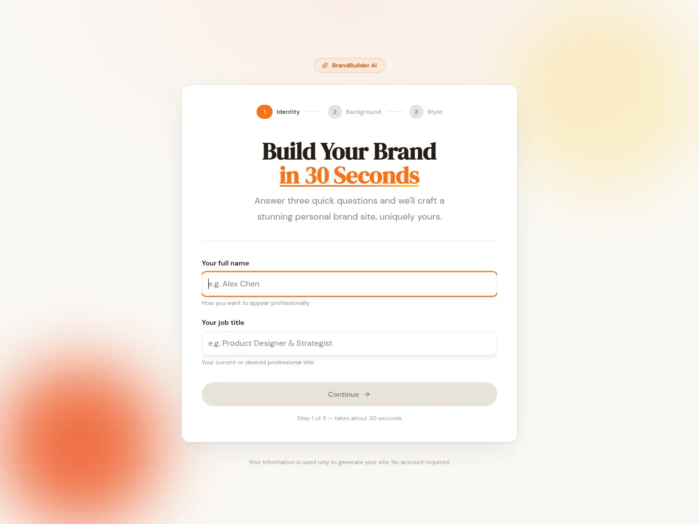 BrandBuilder AI Site