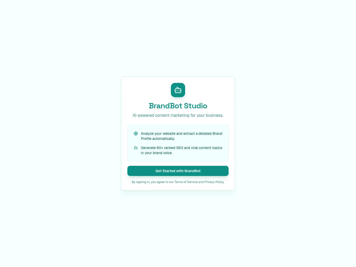 BrandBot Content Studio