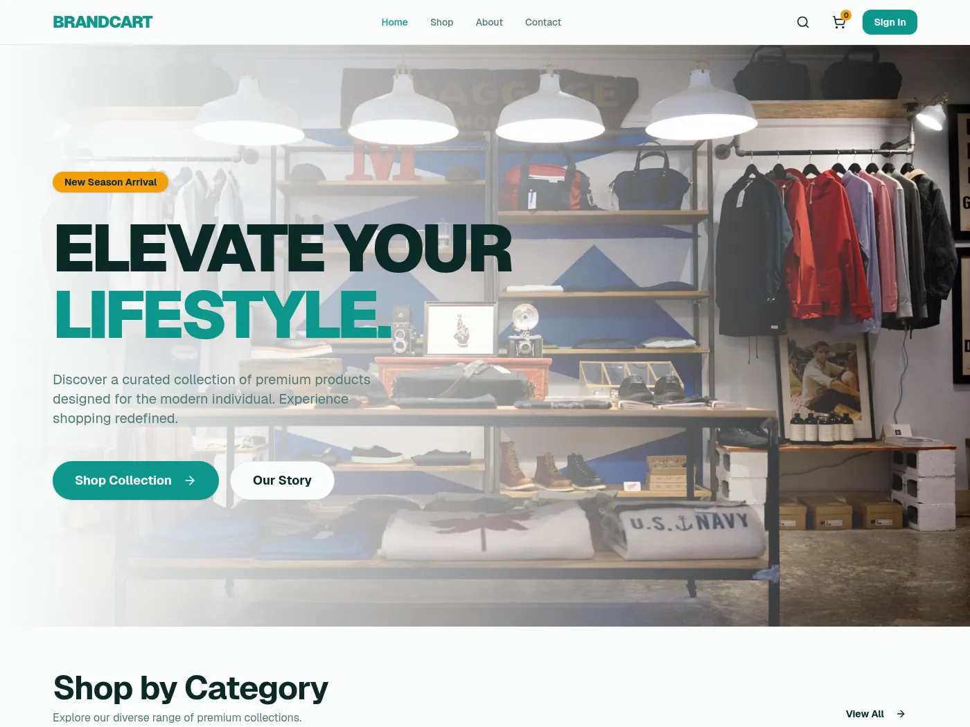 BrandCart E-Commerce Suite