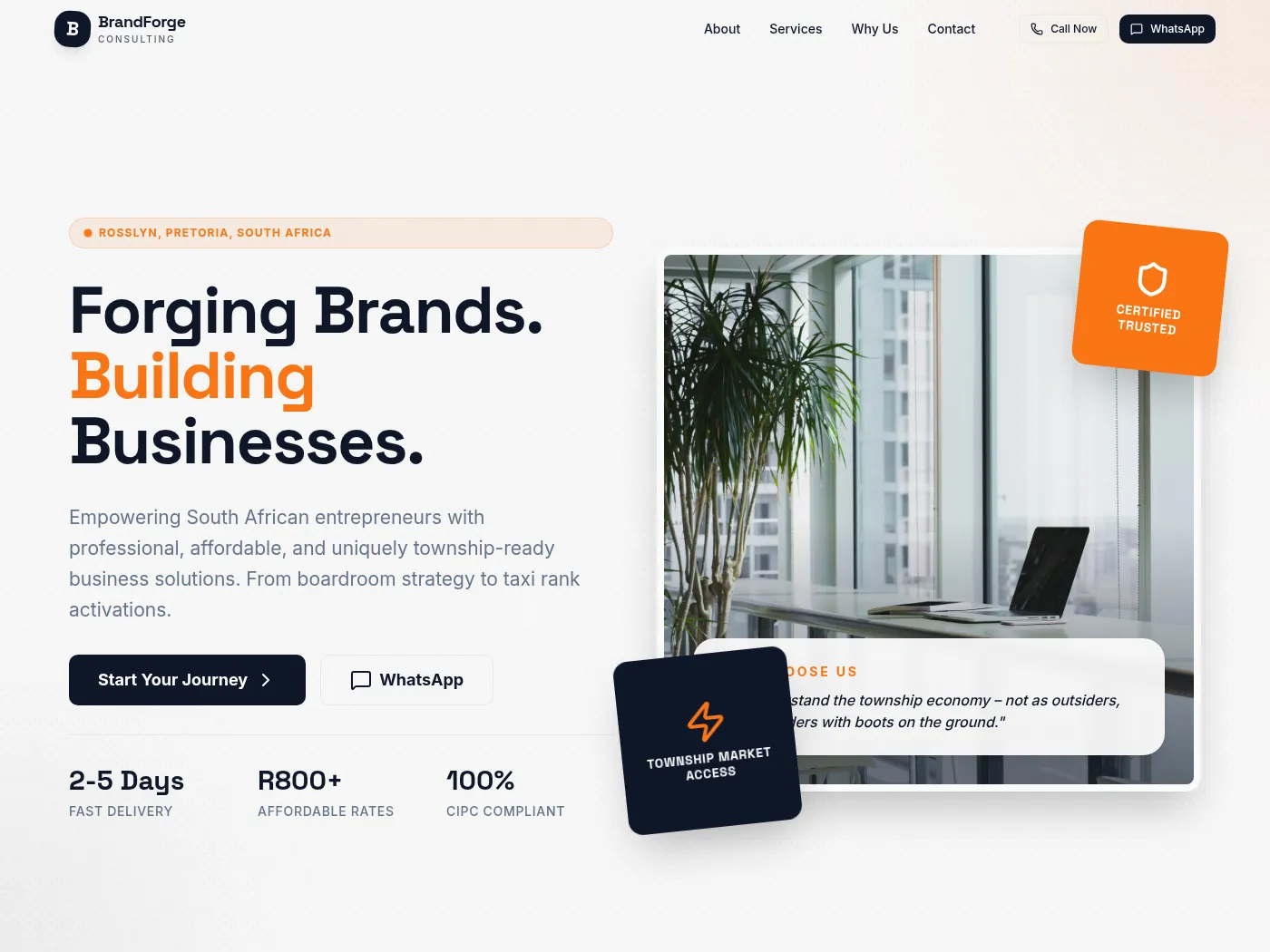 BrandForge Business Hub