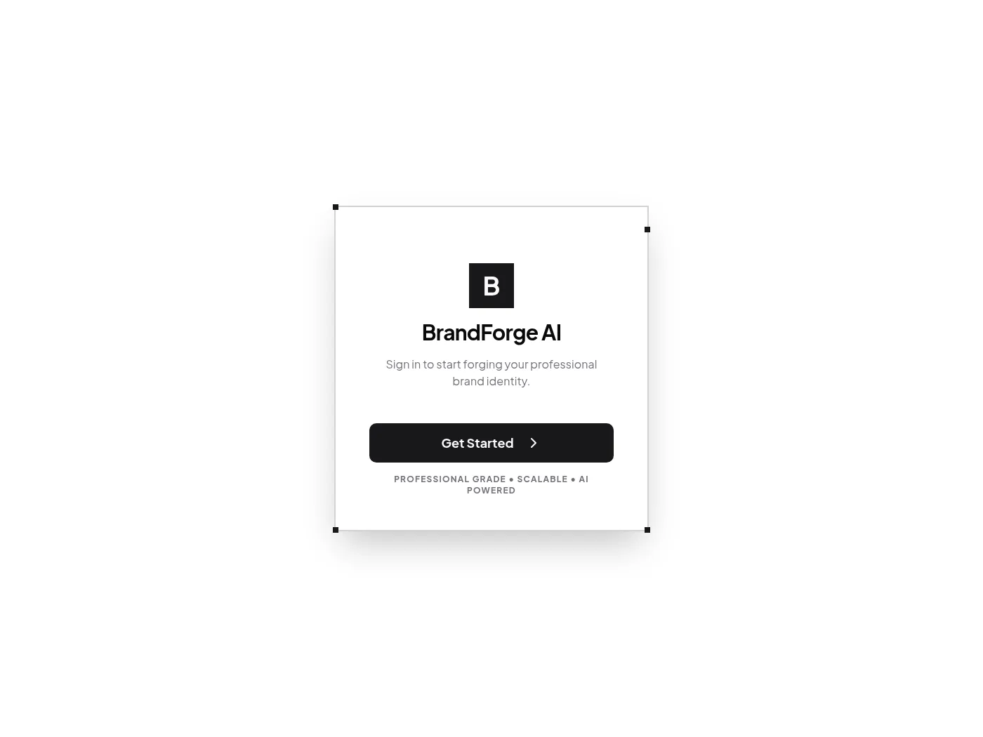 BrandForge AI Logo Builder
