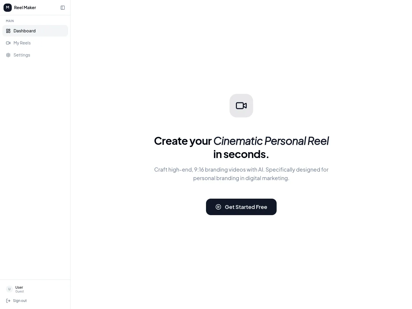 Cinematic Branding Reel