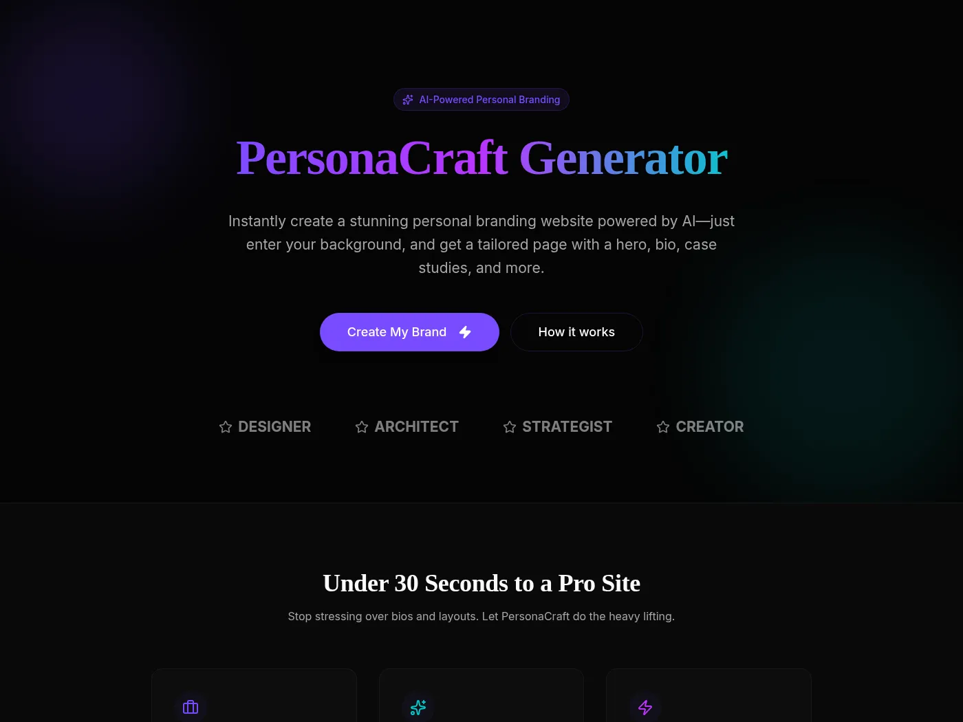 PersonaCraft Generator