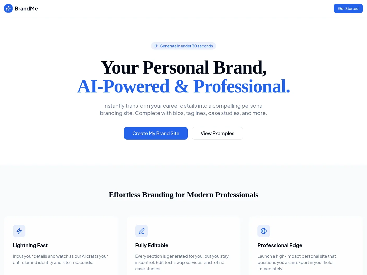 BrandMe Generator