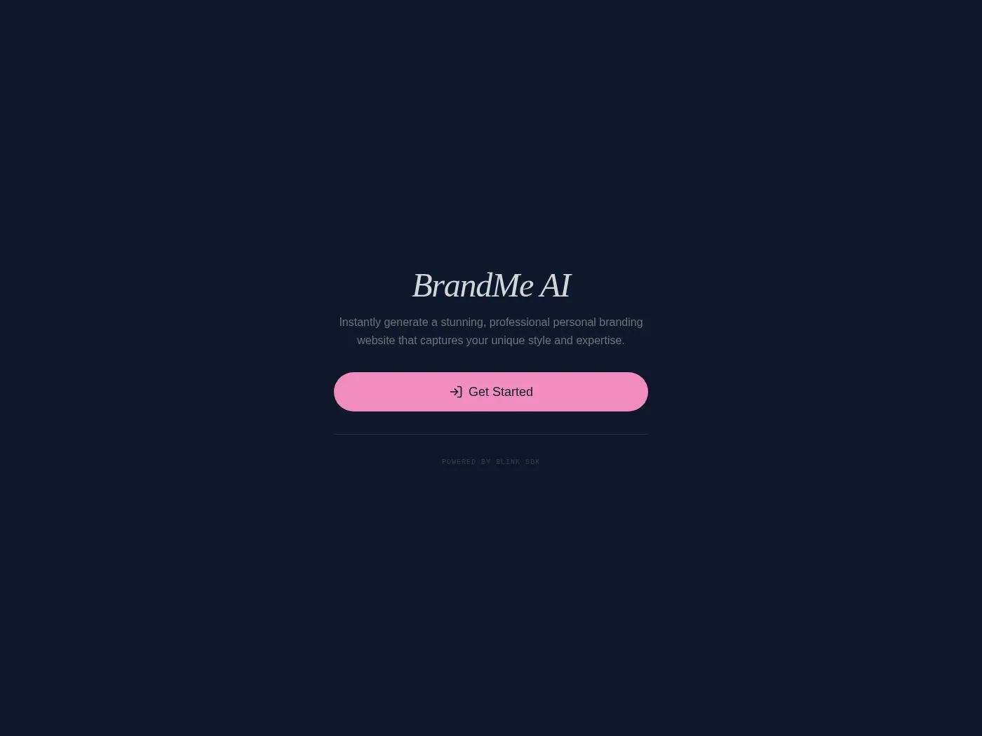 BrandMe AI Site Builder