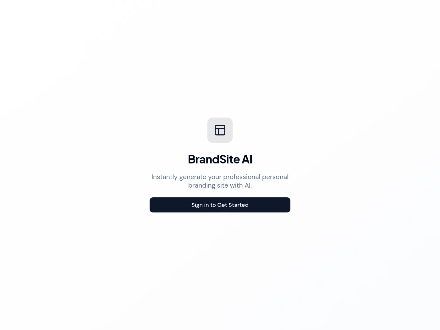 BrandSite AI Generator