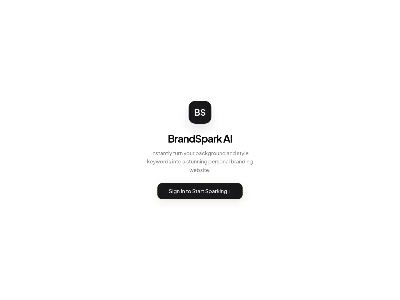 BrandSpark AI Site Builder