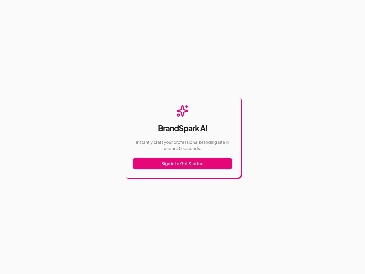 BrandSpark AI Site