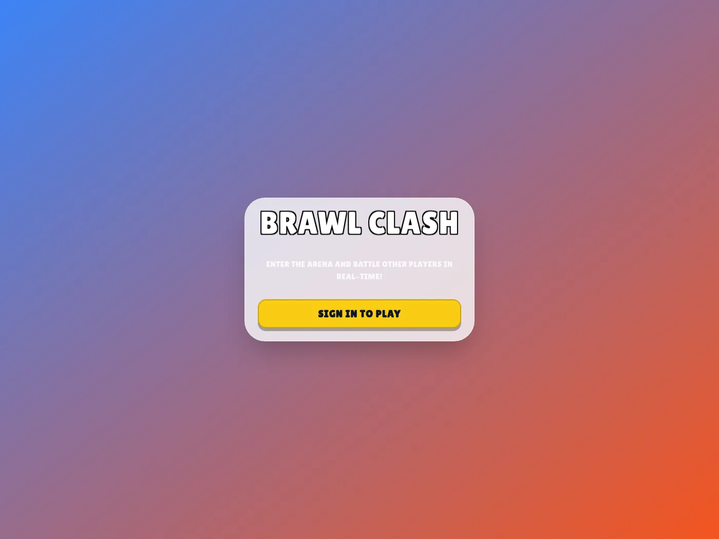 Brawl Clash Game
