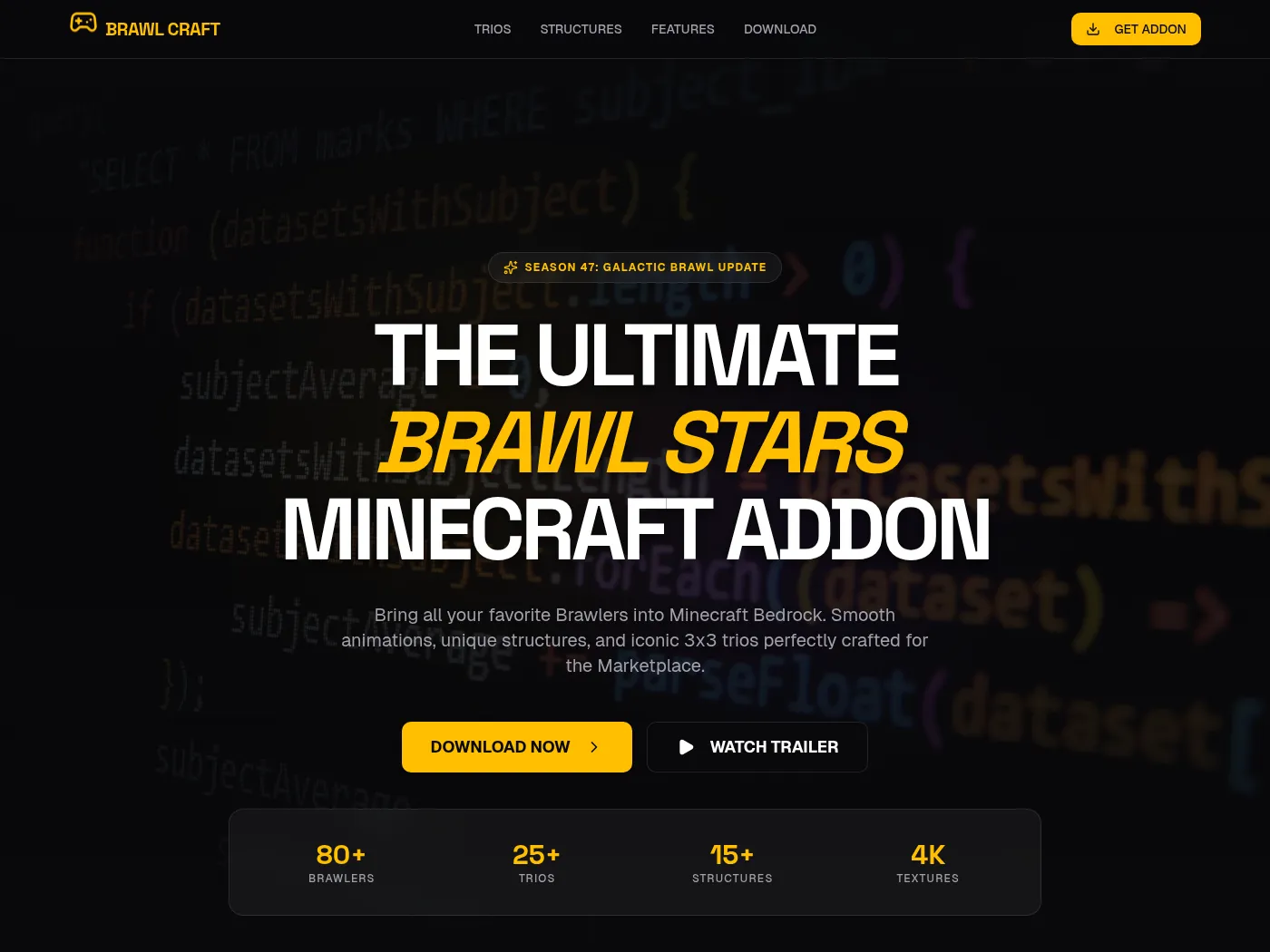Brawl Stars Minecraft Addon