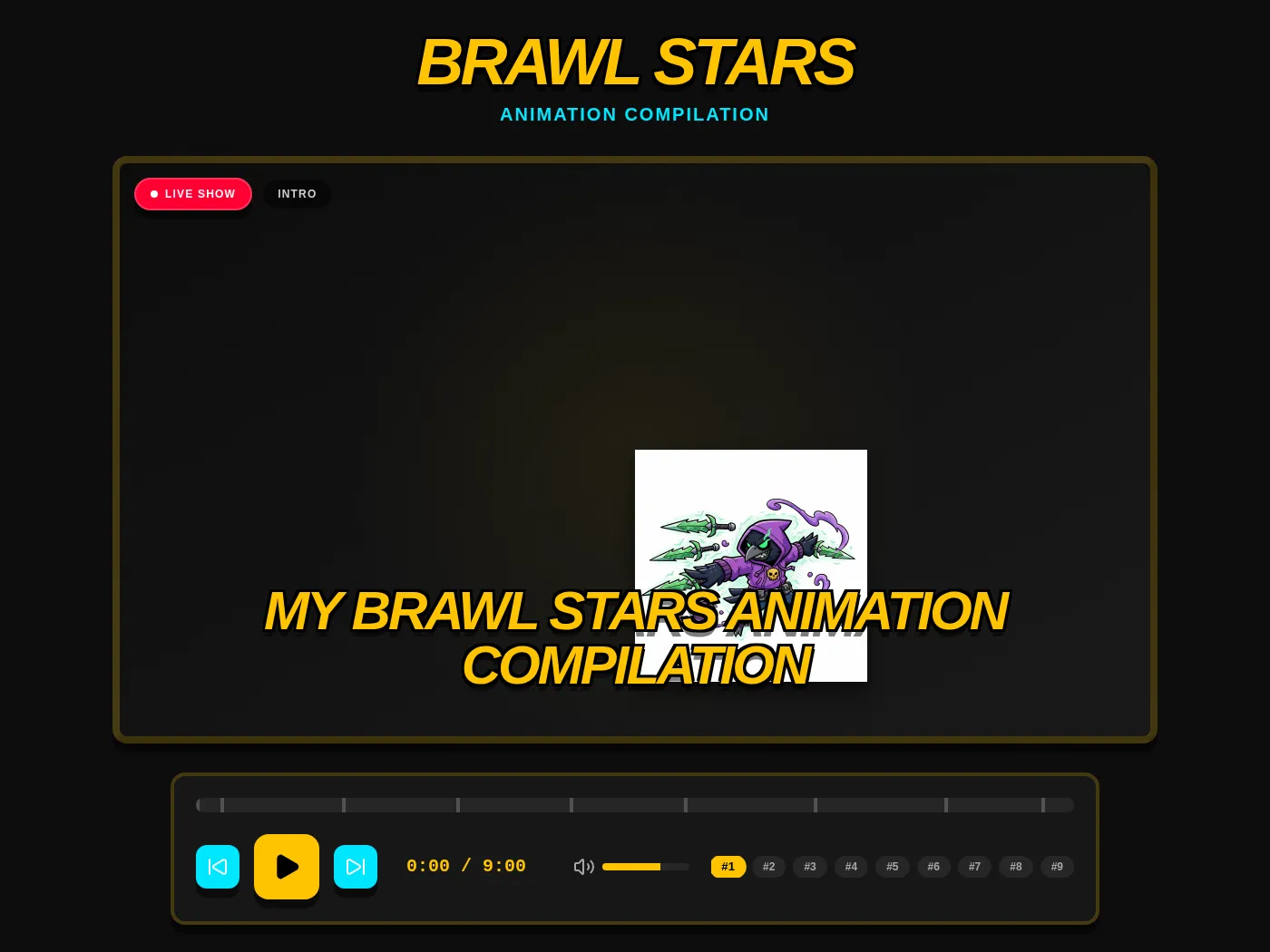 Brawl Stars Animation Showcase