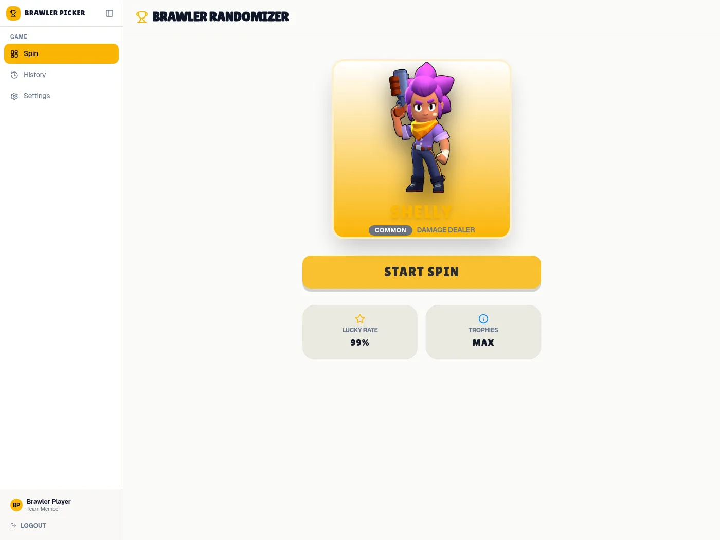Brawler Trophy Picker