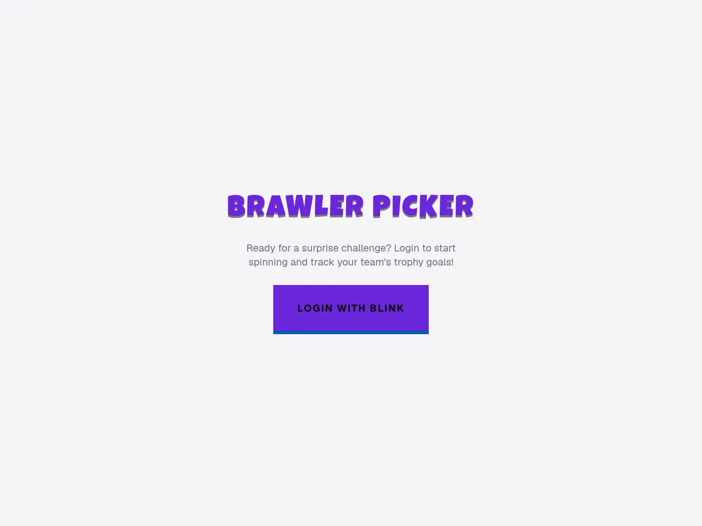 Brawler Trophy Picker