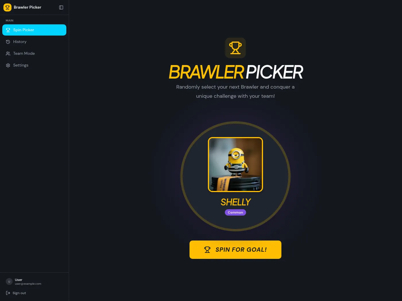 Brawler Trophy Picker