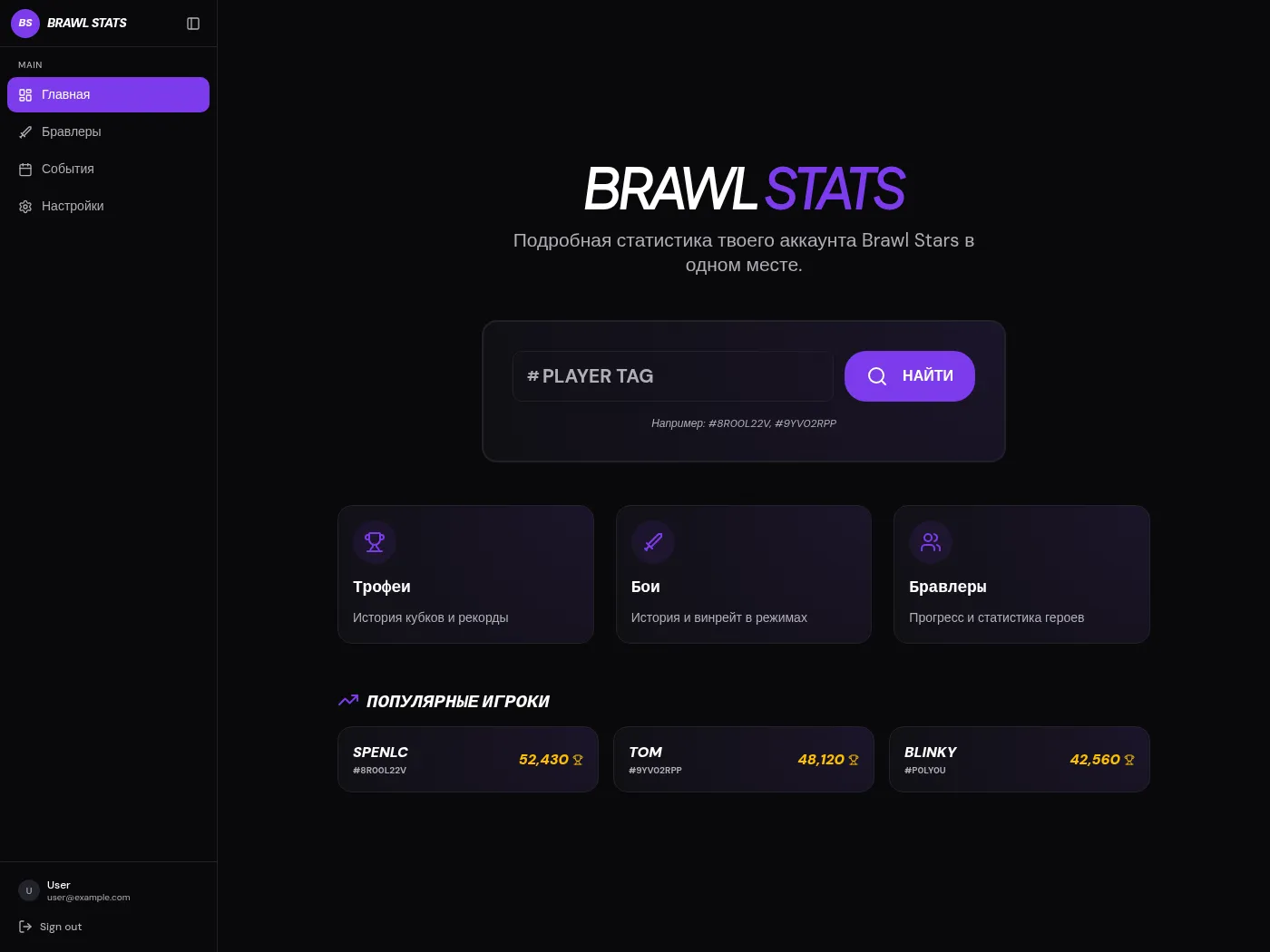Brawl Stars Stats Tracker