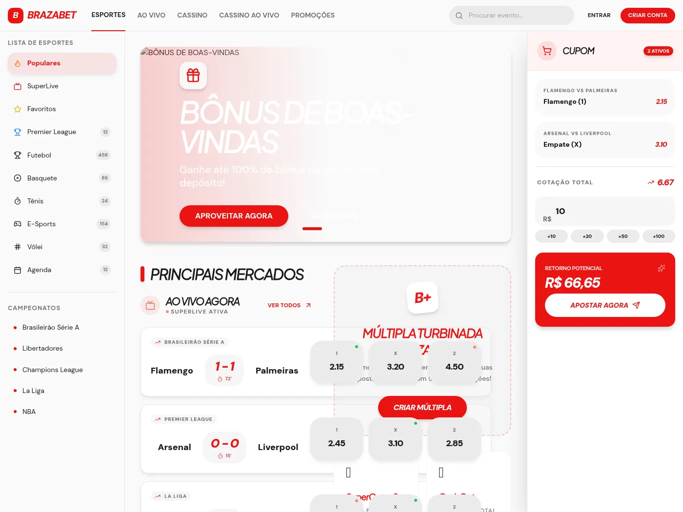 Brazabet Betting Site