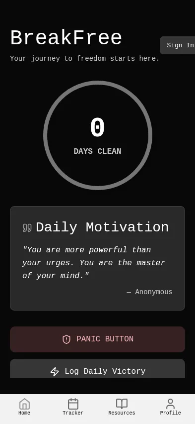 BreakFree App