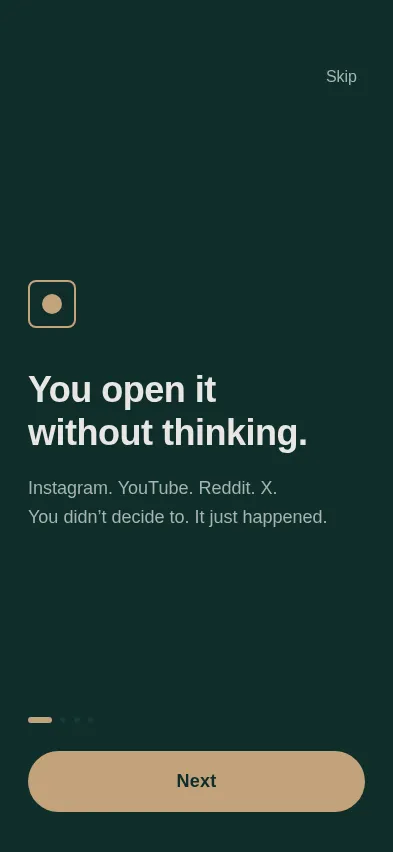 Breakloop Intentional Distraction Blocker