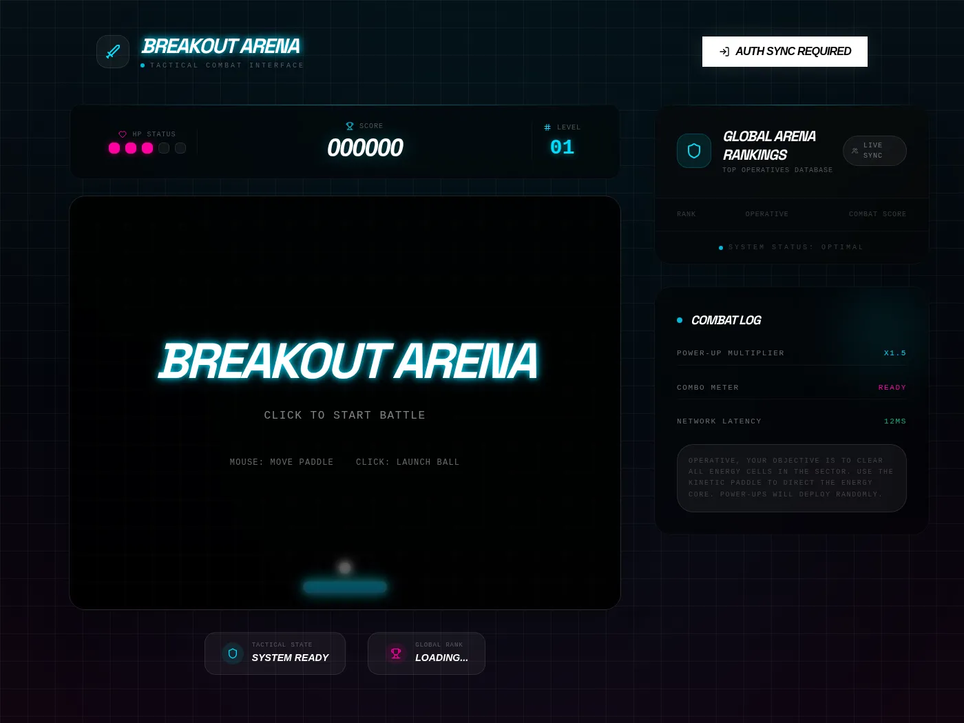 Breakout Arena Clone