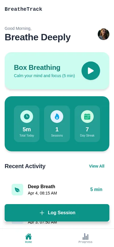 BreatheTrack Android