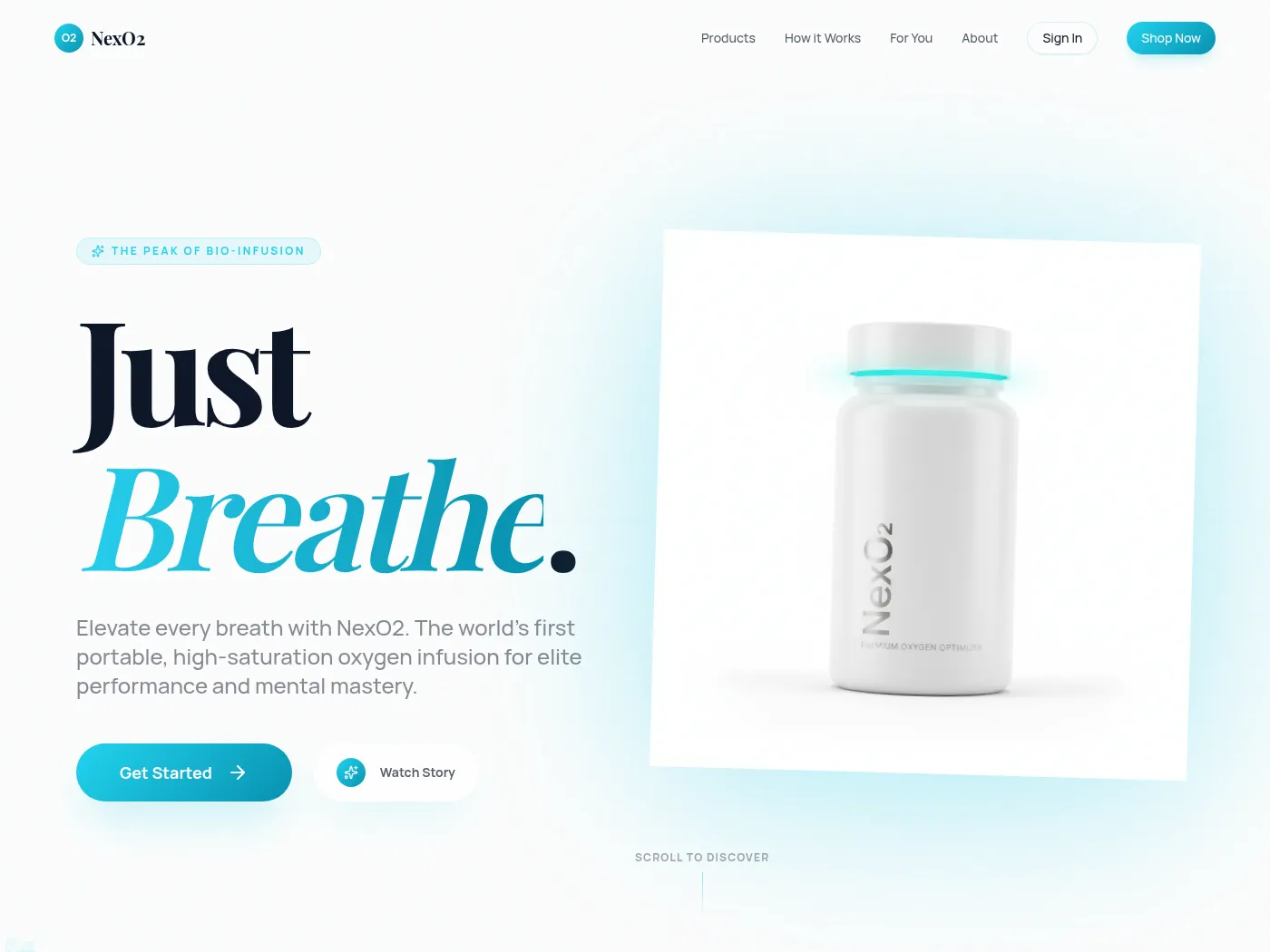 Breathe Landing Experience