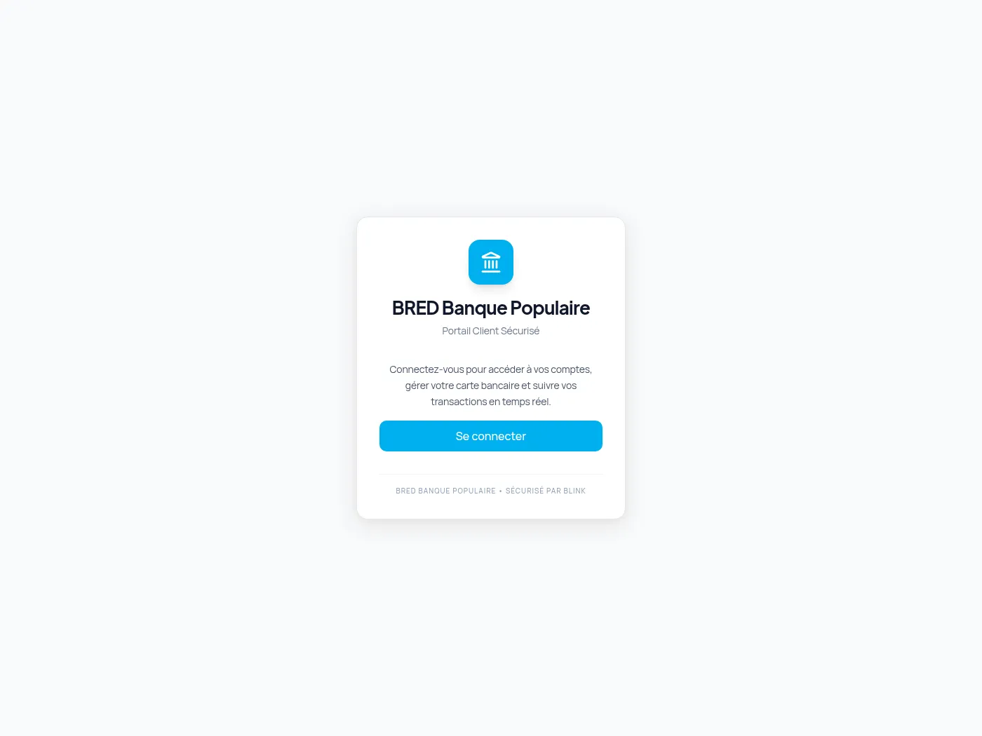 BRED Banque Web Portal