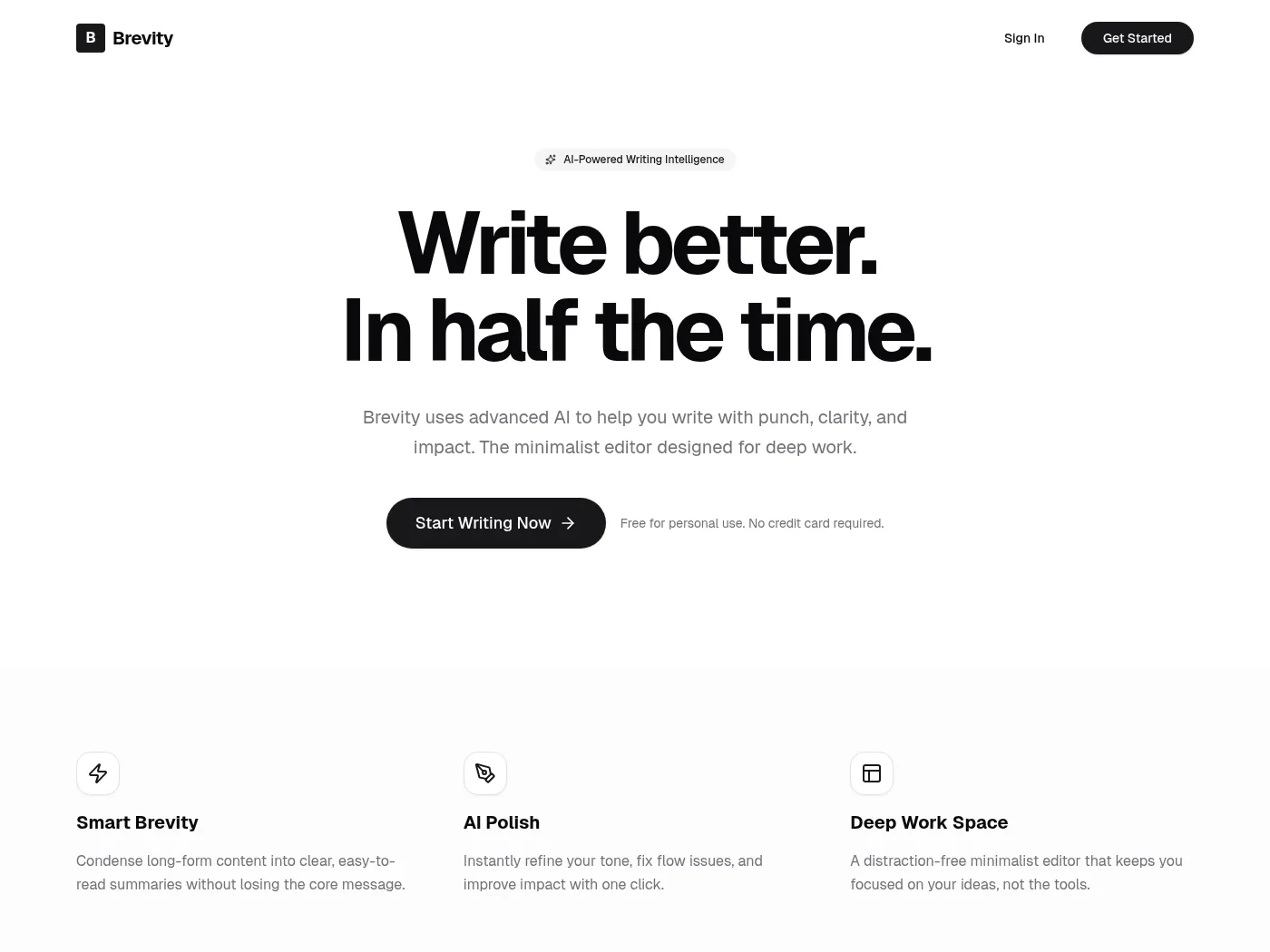 Brevity Clone