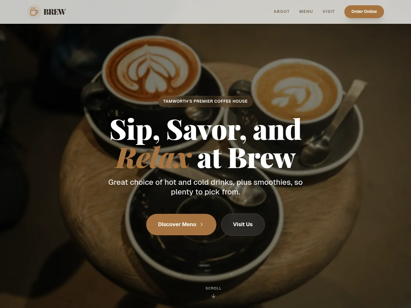Brew Place Website