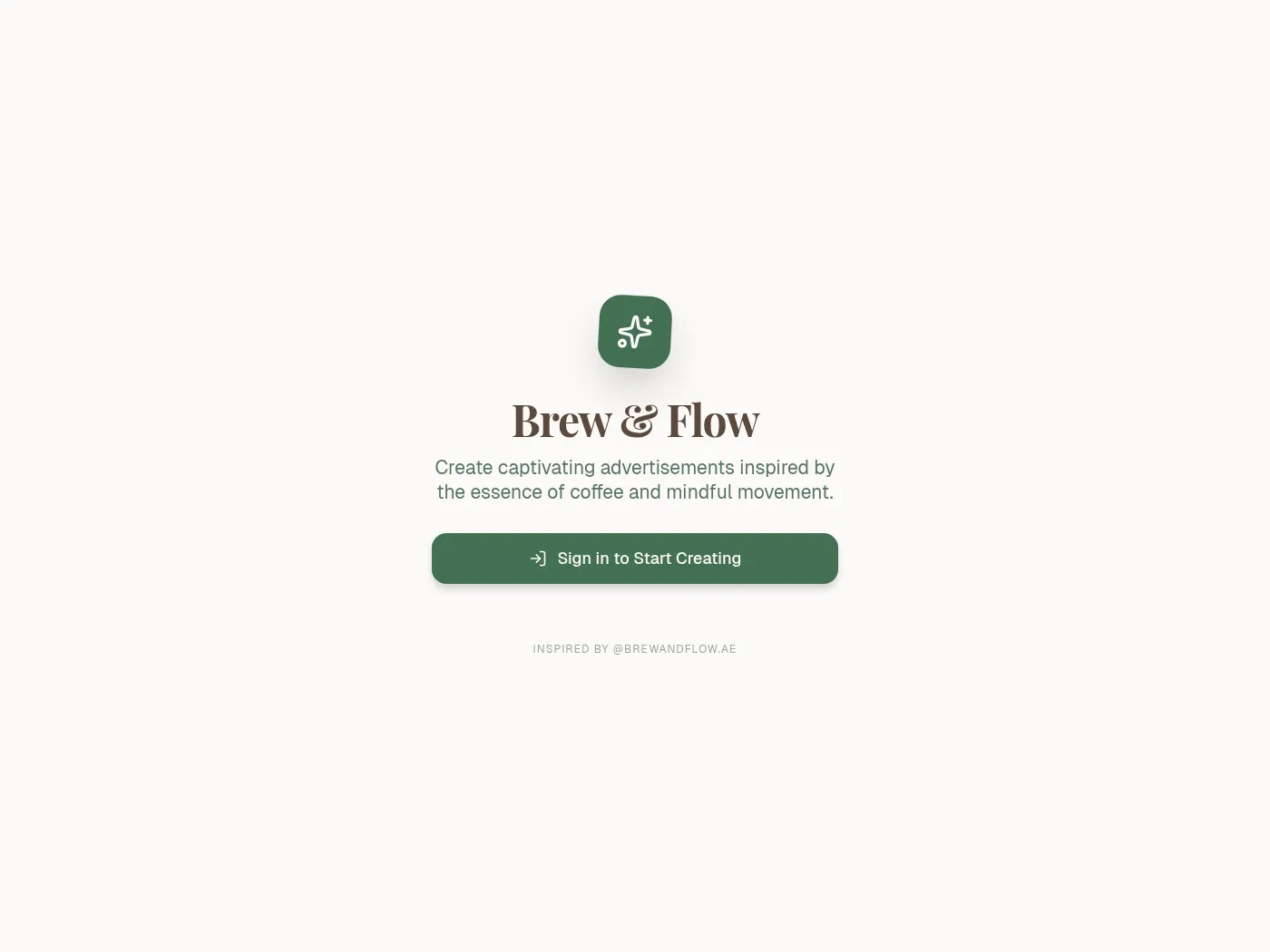 Brew & Flow Ad Creator