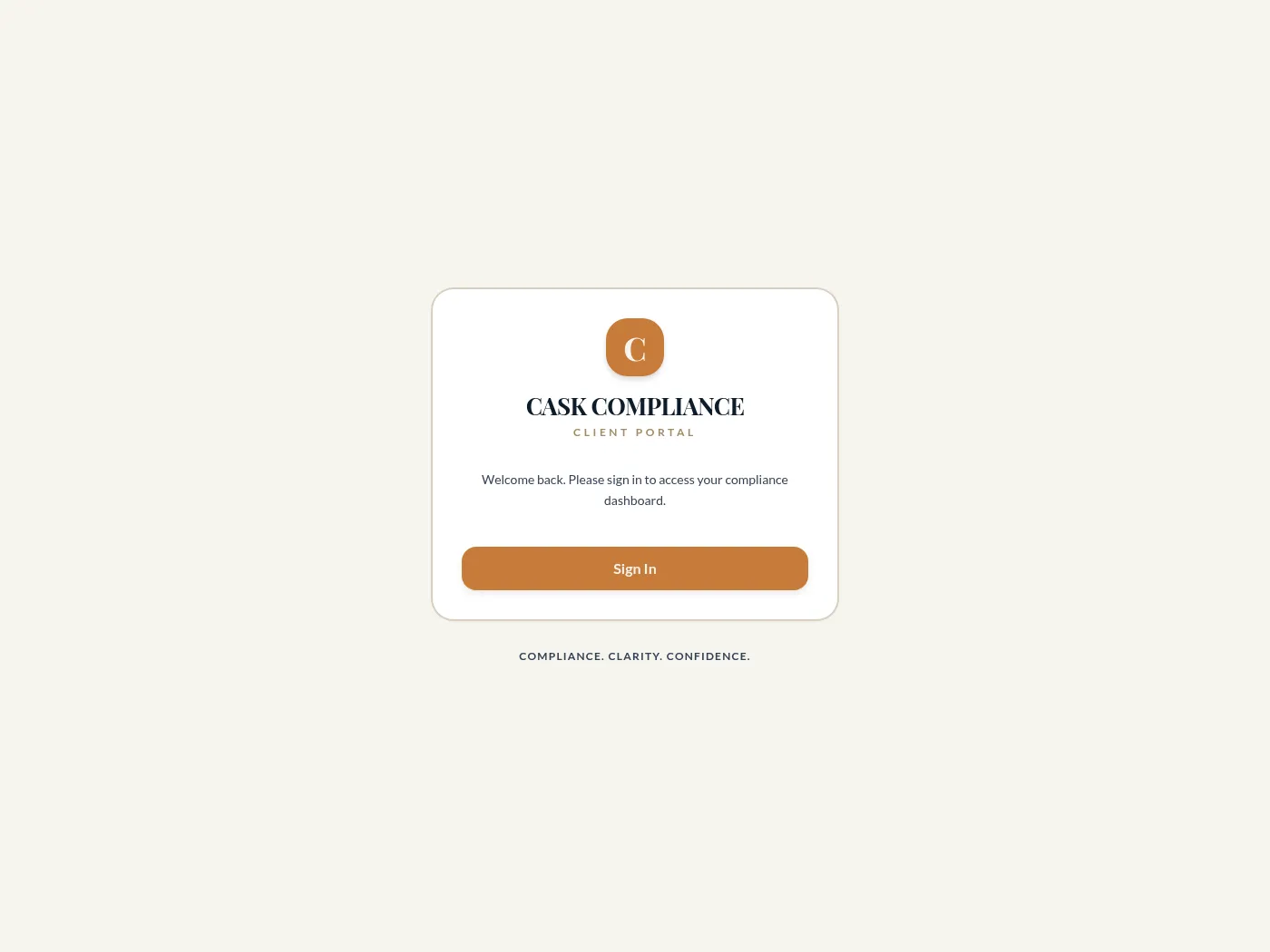BrewReg Client Portal