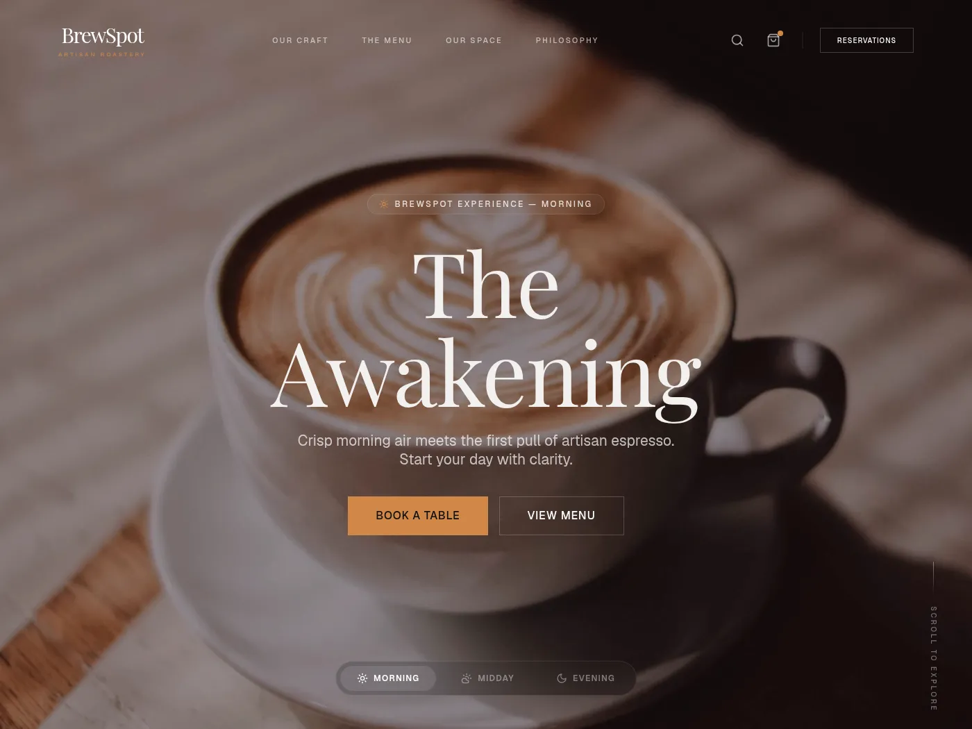 BrewSpot Coffee Website