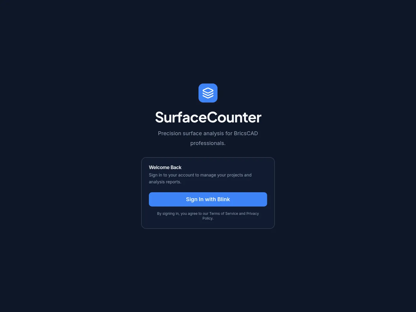 BricsCAD Surface Counter