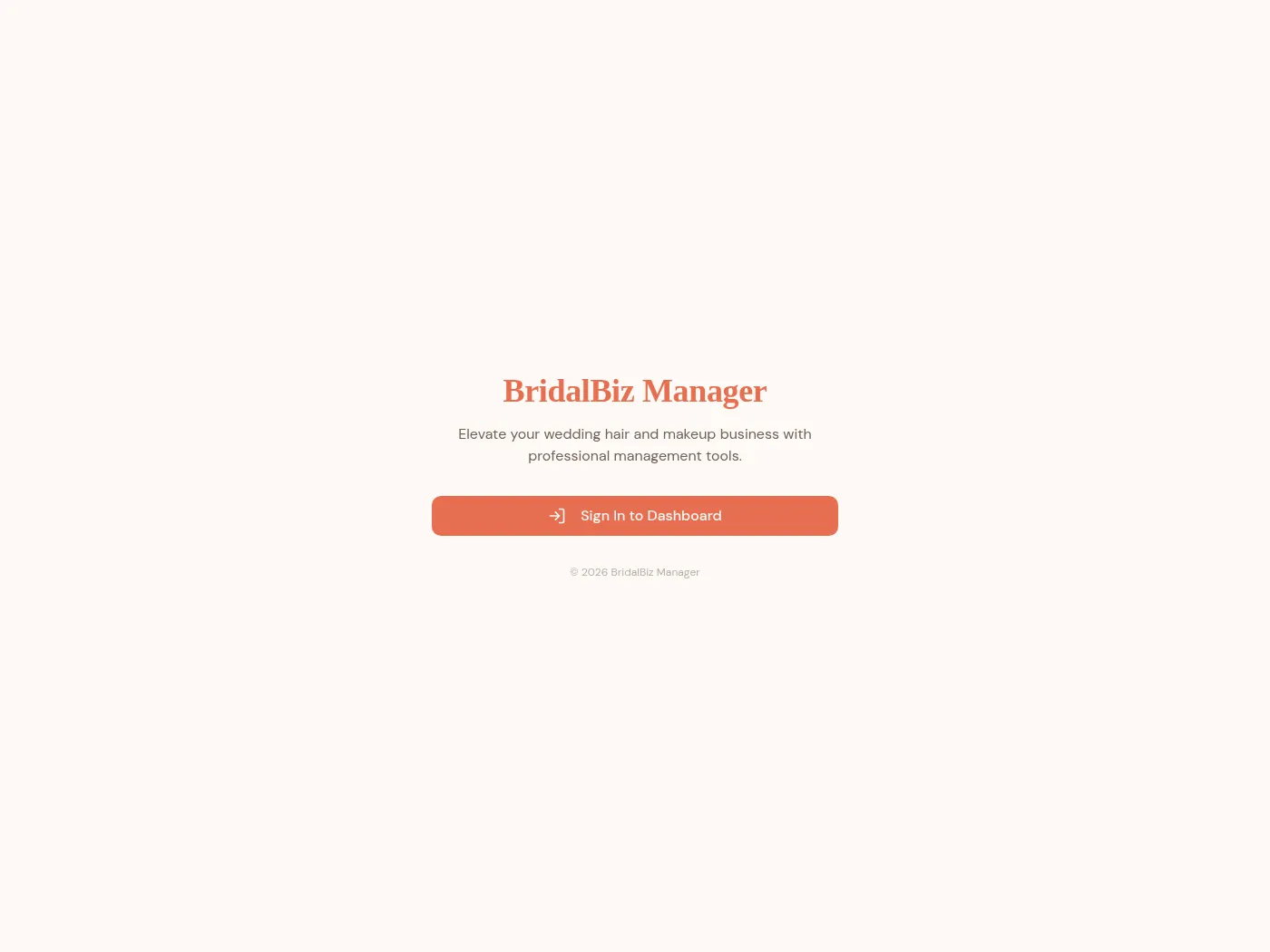 BridalBiz Manager