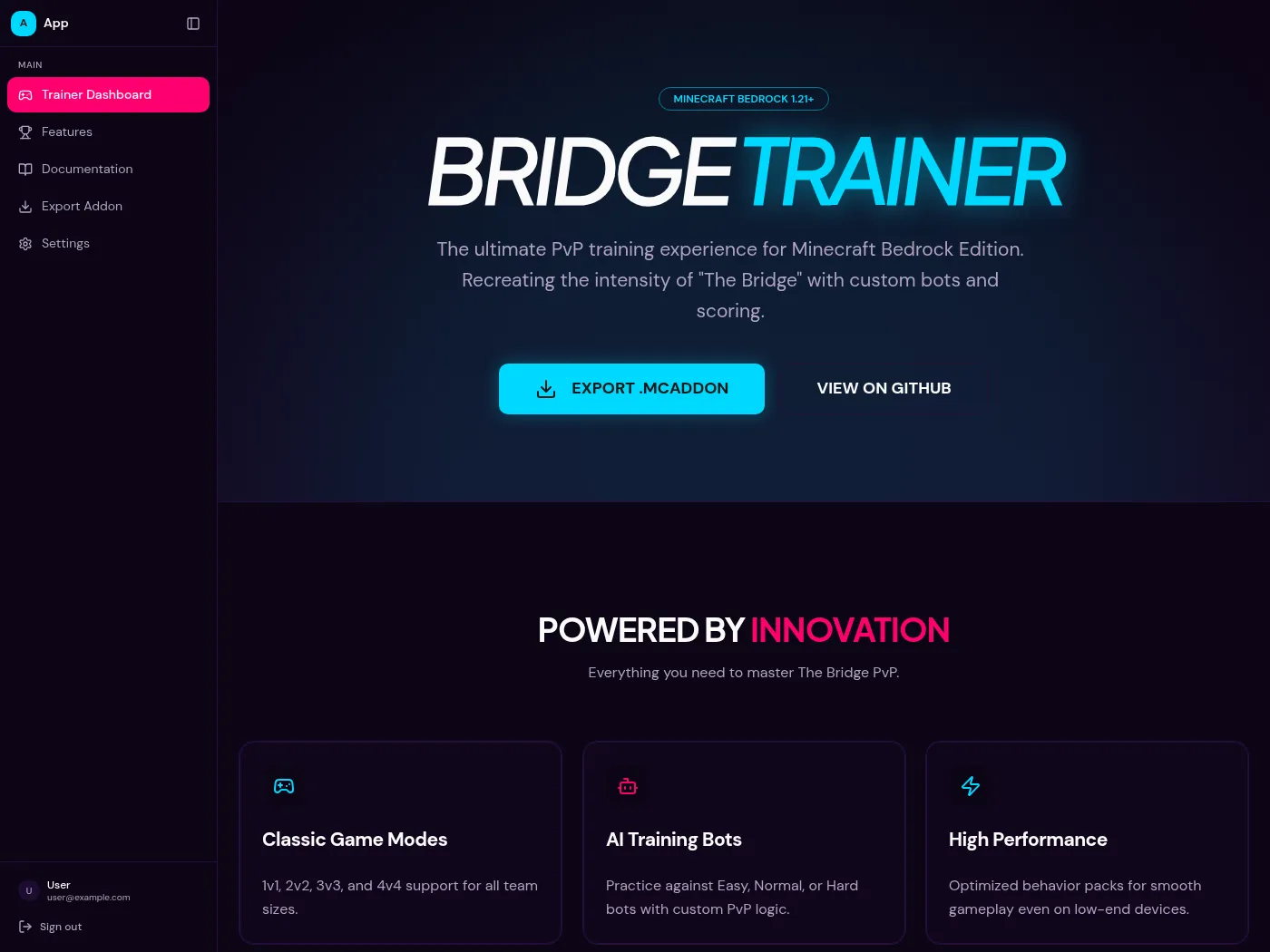 Bridge Trainer Addon