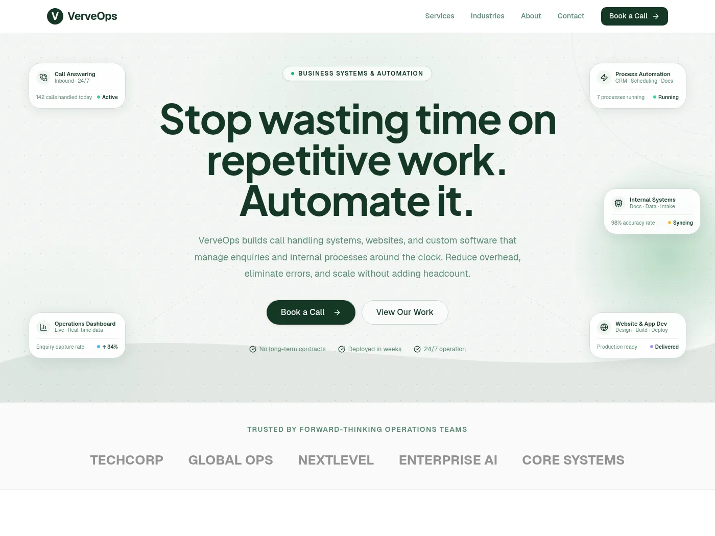BridgeOps AI SaaS Website