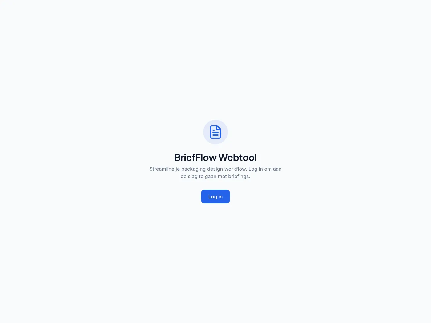 BriefFlow Webtool