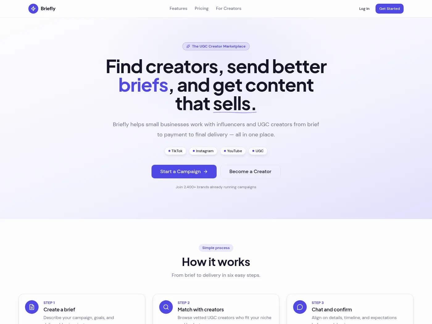 Briefly Creator Platform