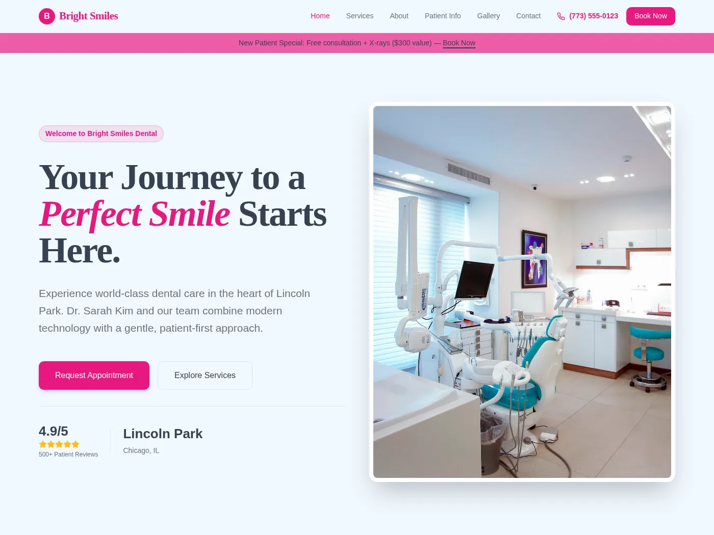 Bright Smiles Dental Web