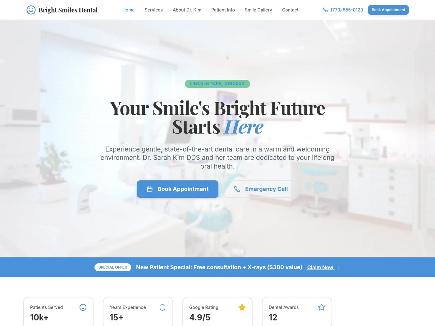 Bright Smiles Dental Site