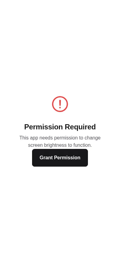 Auto Brightness Reset