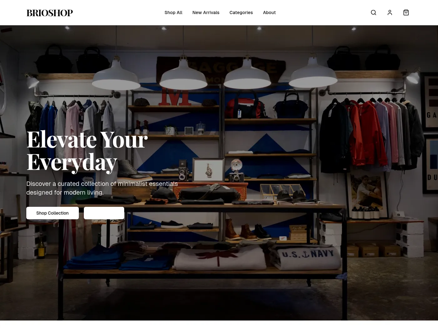 BrioShop E-Commerce Platform