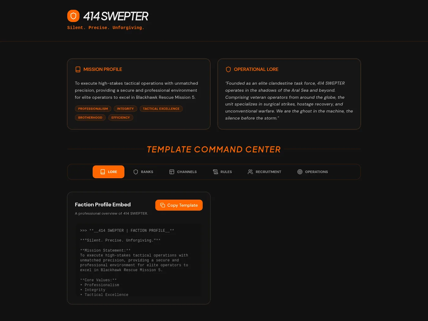 BRM5 Faction Discord Suite