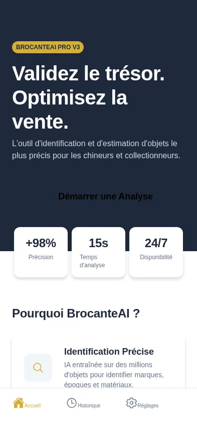 BrocanteAI Value Engine