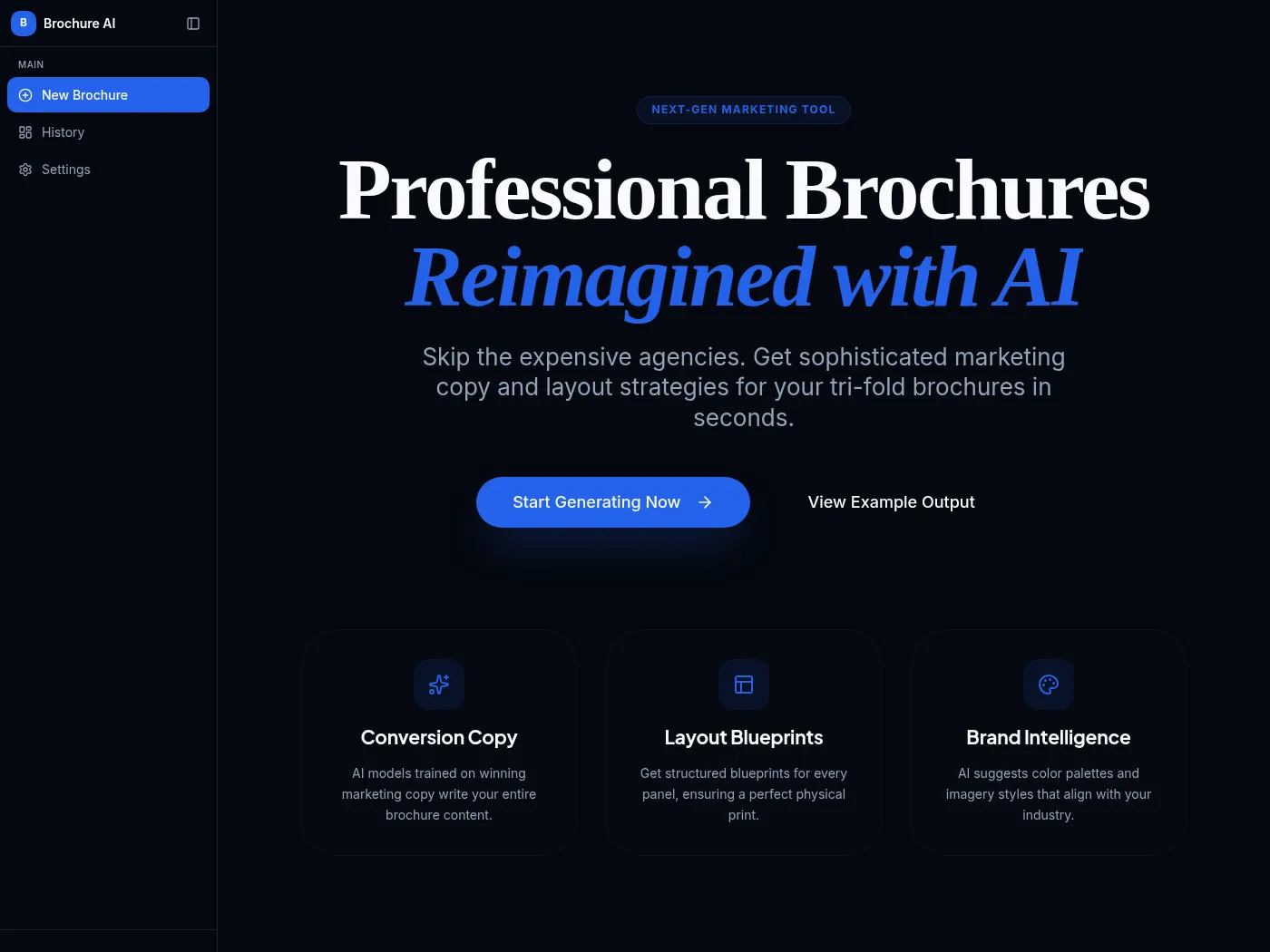 Brochure Guide App