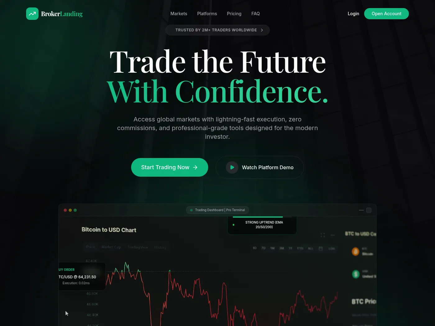 Broker Landing Pro (Remix)