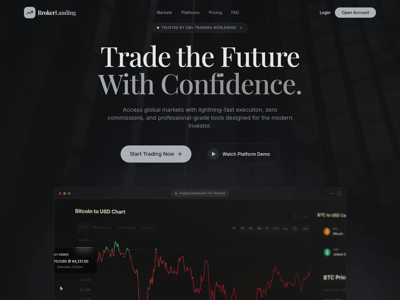 Broker Landing Pro (Remix)