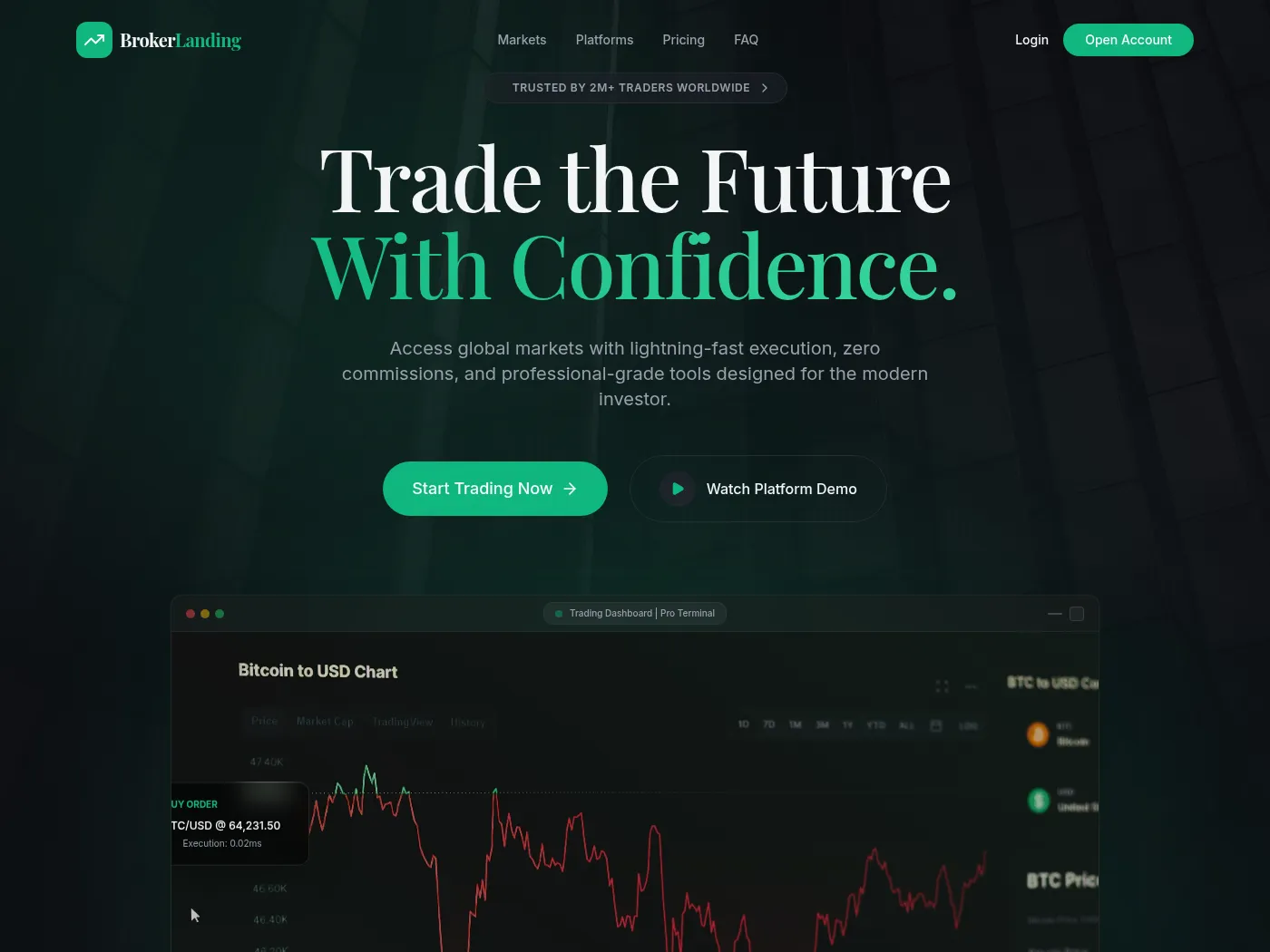 Broker Landing Pro (Remix)