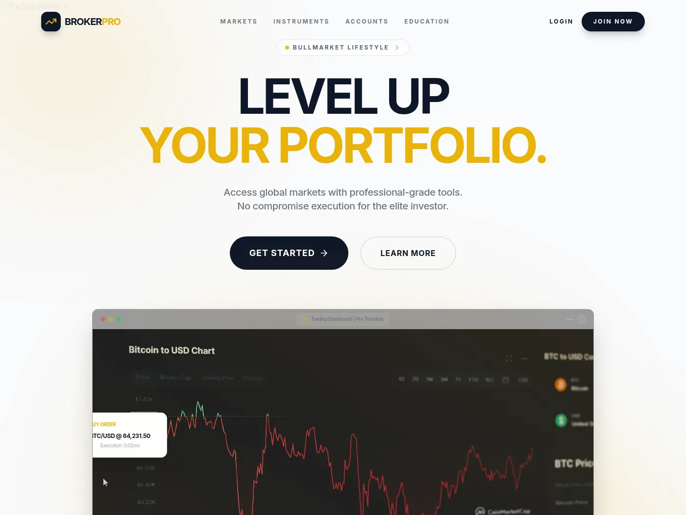 Broker Landing Pro (Remix)