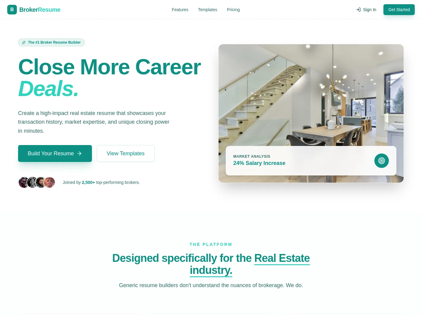 Broker Resume Builder