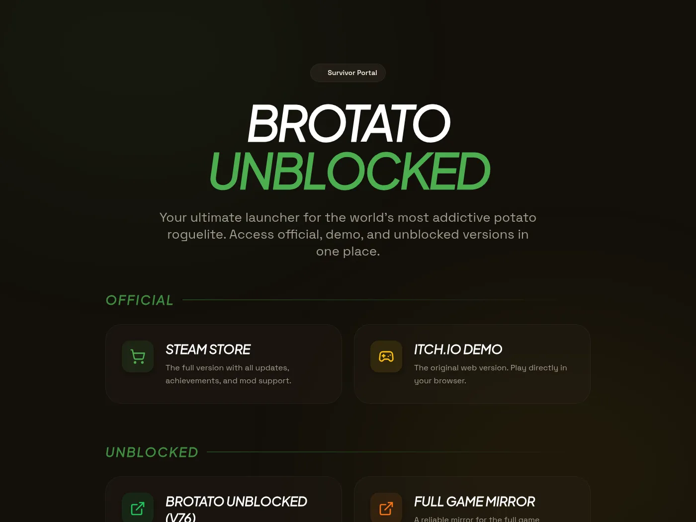 Brotato Quick Link